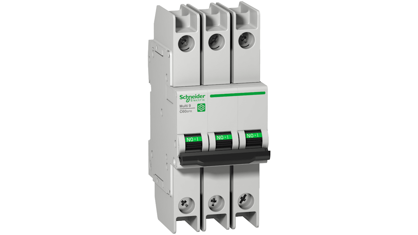 M9F52306 | Schneider Electric Multi 9 MCB Mini Circuit Breaker, 3P, 6A ...
