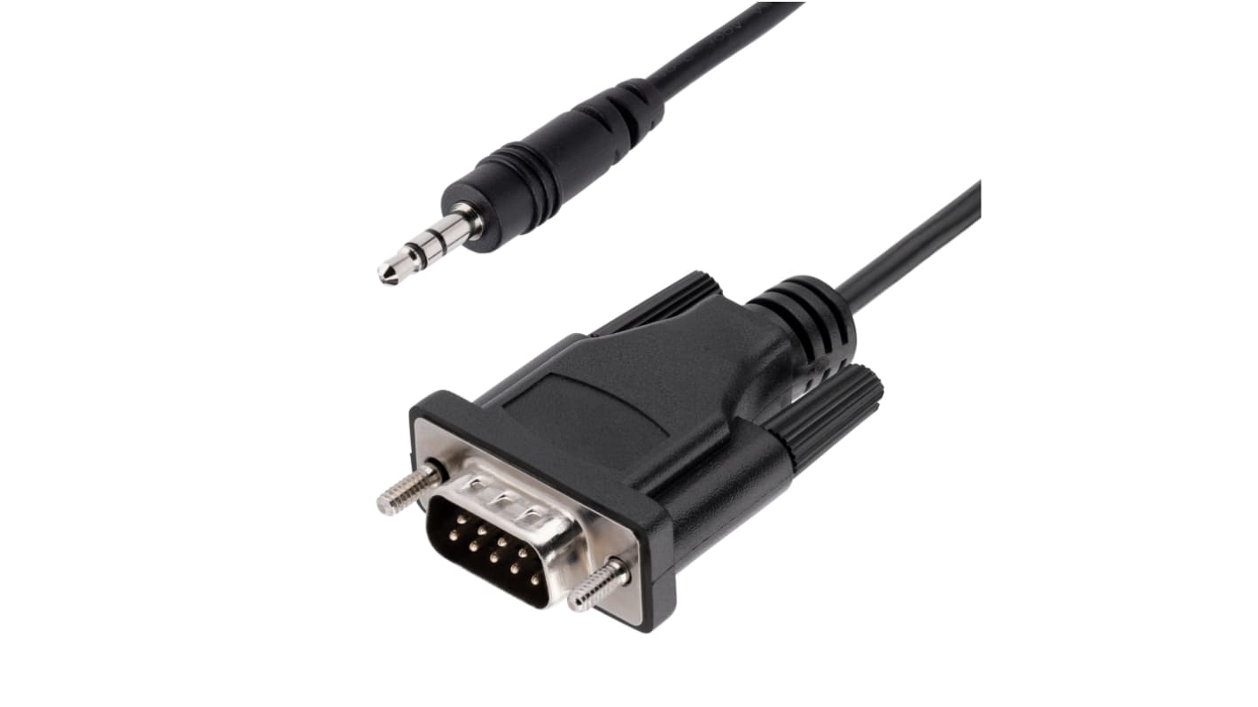 9M351M-RS232-CABLE | StarTech.com Male 9 Pin D-sub to Male 3.5mm Stereo ...