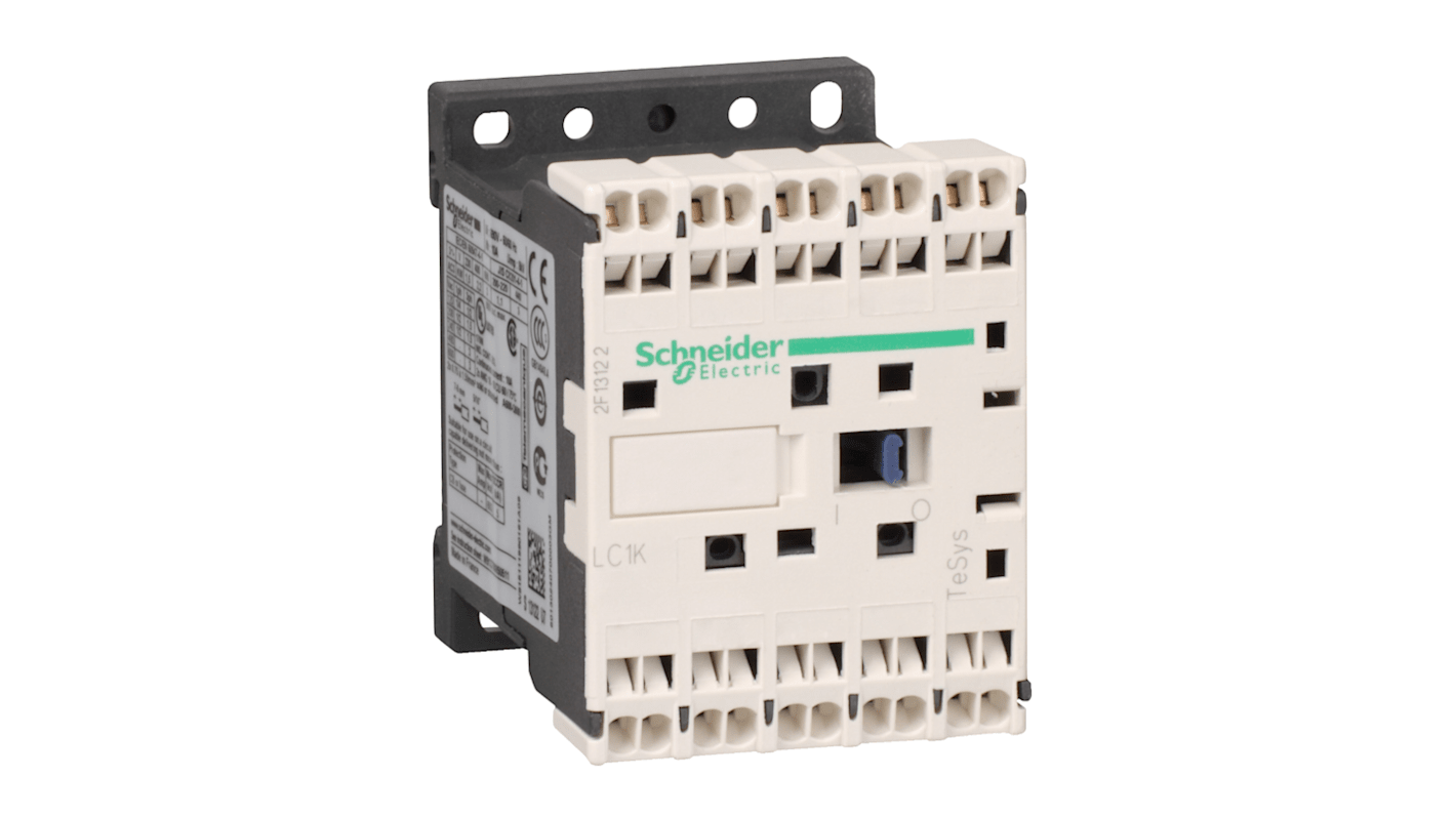 LC1K090083P7 | Schneider Electric TeSys K LC1K Contactor, 2-Pole, 9 A ...