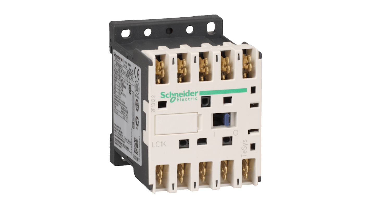 LC1K09017B7 | Schneider Electric TeSys K LC1K Contactor, 3-Pole, 9 A, 1 ...