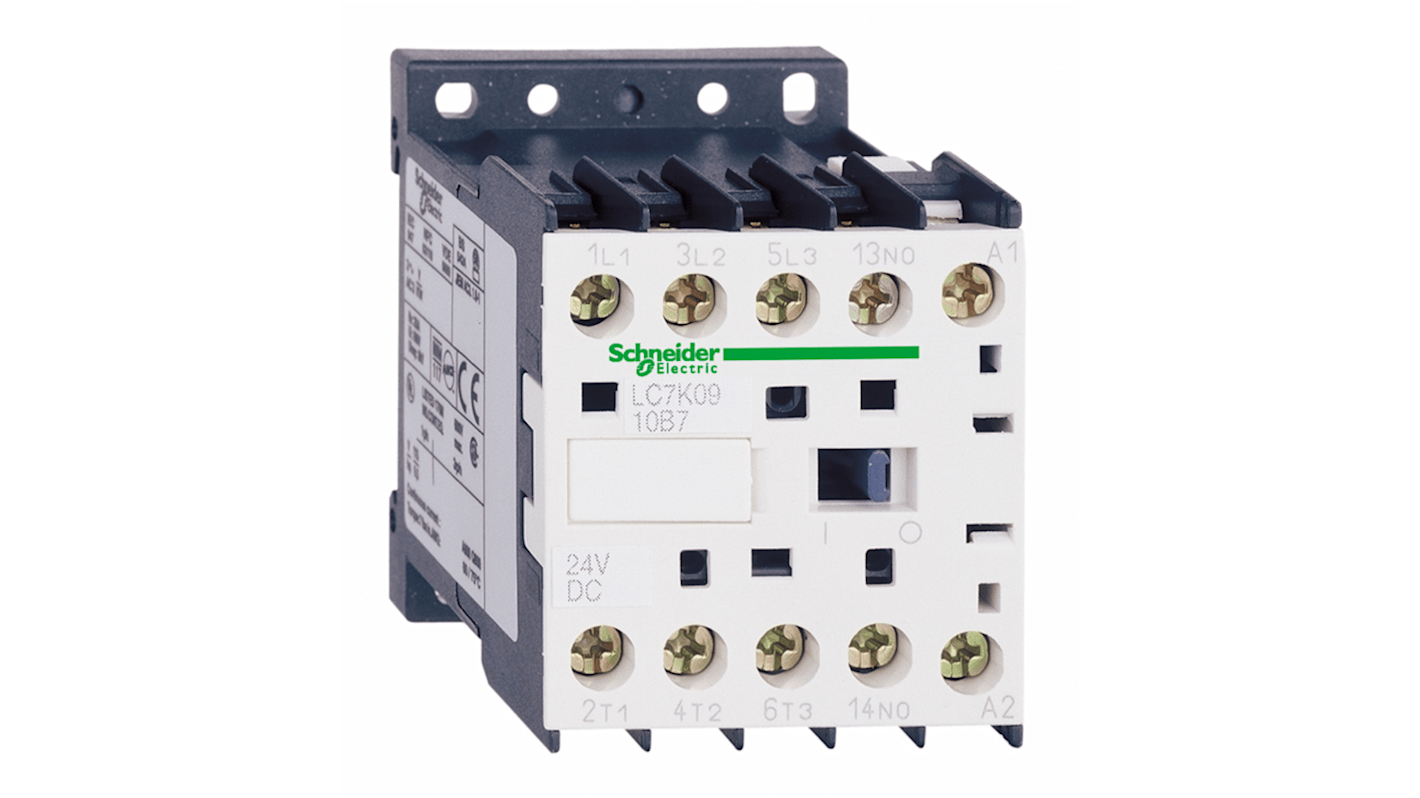 LC1K16106M7 | Schneider Electric TeSys K LC1K Contactor, 3-Pole, 16 A ...