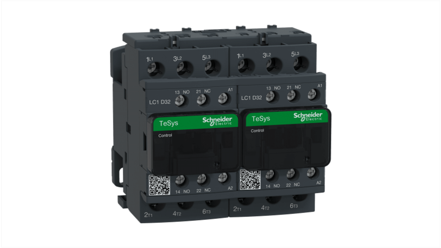 LC2D32P7V | Schneider Electric LC2D Series Reversing Contactor, 3-Pole ...