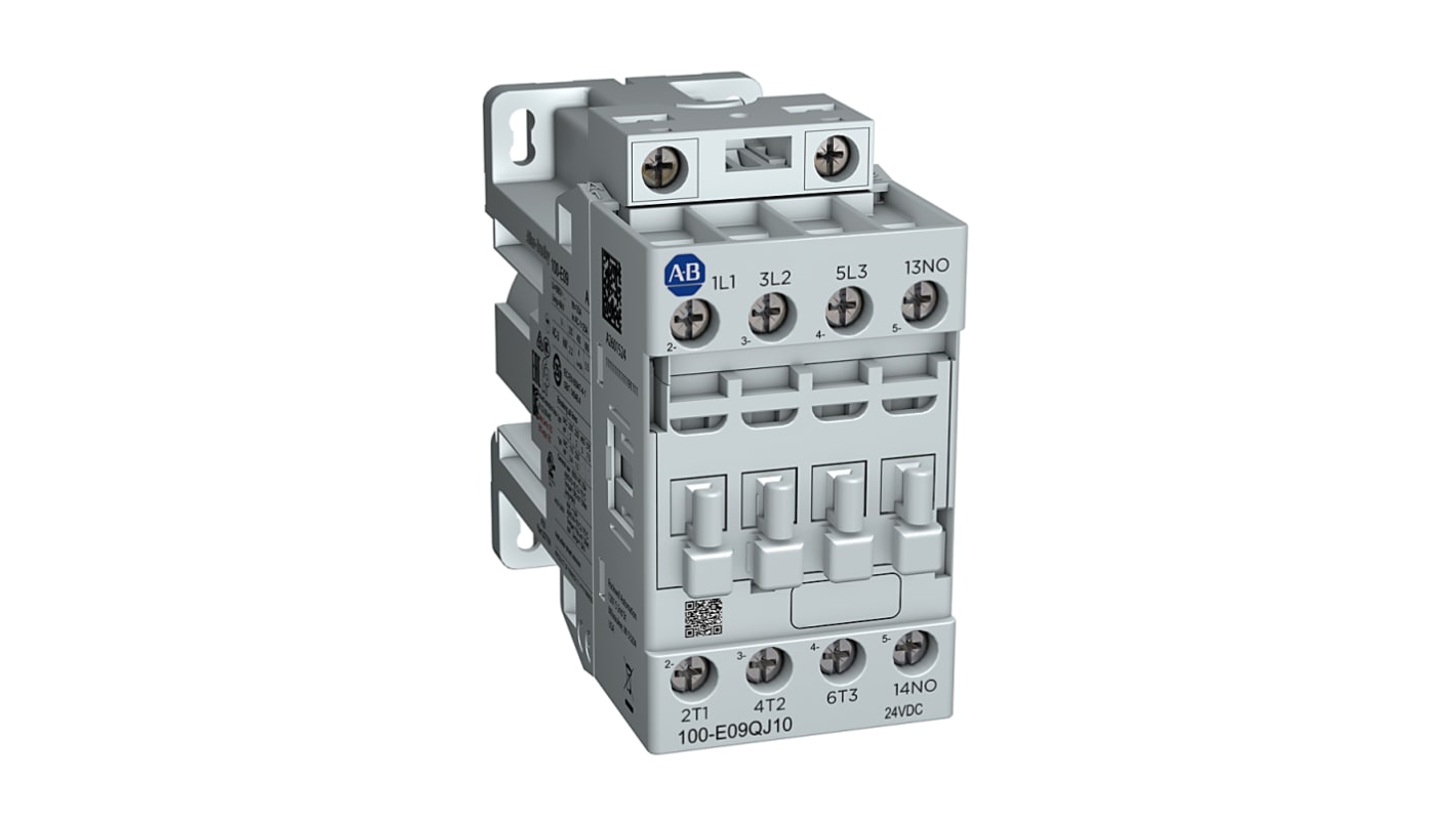 Rockwell Automation 100-E12QJ10 100-E Contactors Contactor, 24 V dc ...