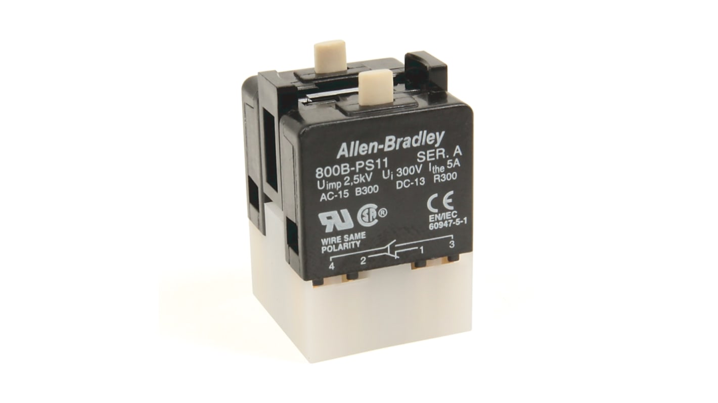 800B-PS22 | Rockwell Automation for Use with 800B 16 mm Push-Button | RS