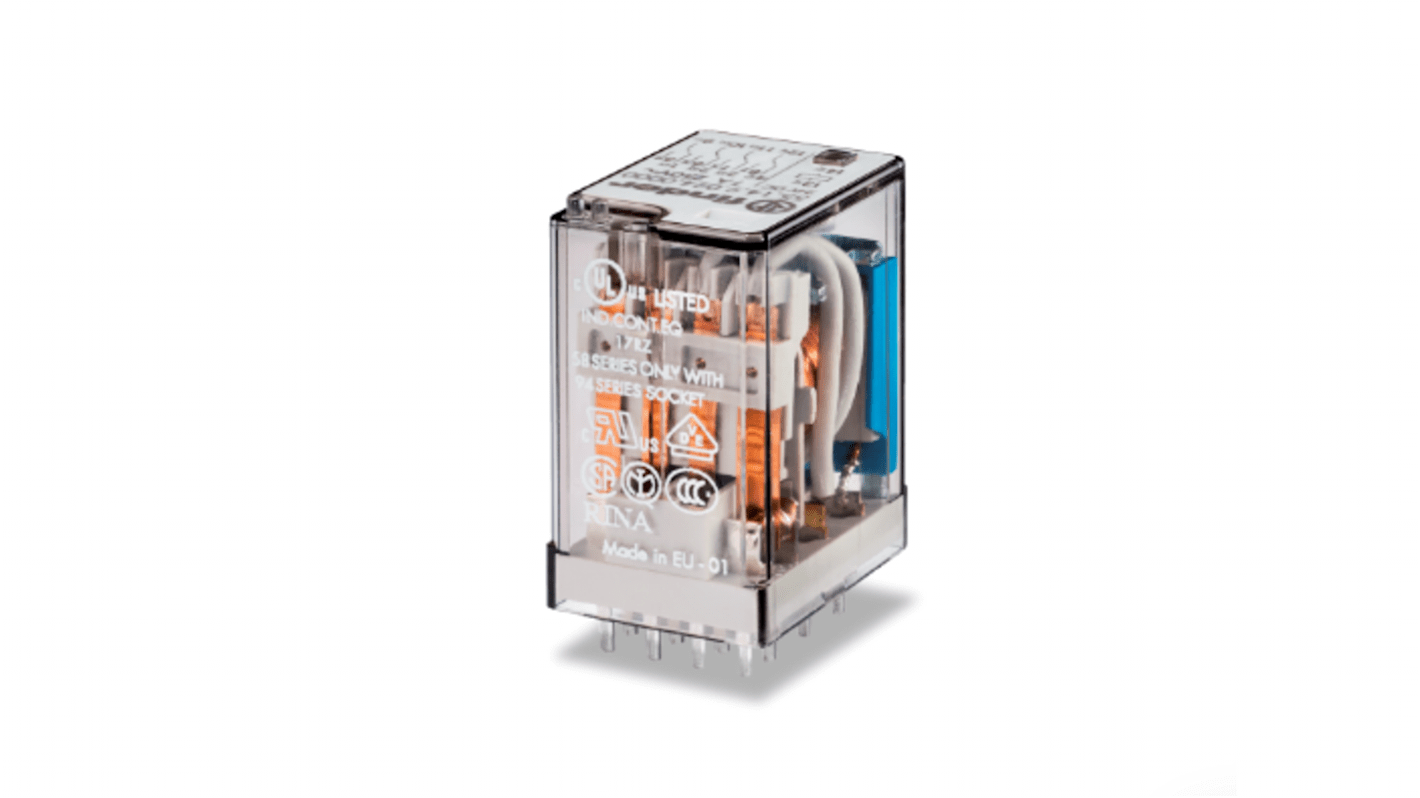 551480480000 | Finder PCB Mount Relay, 48V ac Coil, 7A Switching ...