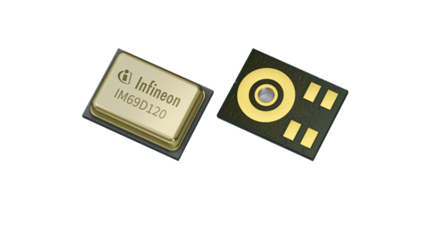 IM69D120V01XTSA1 | Infineon Microphone, Omni-Directional, Digital ...