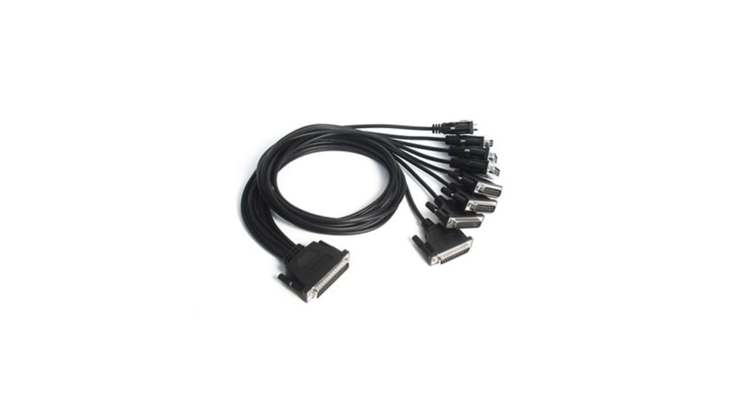 CBL-M78M9x8-100 | MOXA Male 78 Pin D-sub to Male 9 Pin D-sub Serial ...