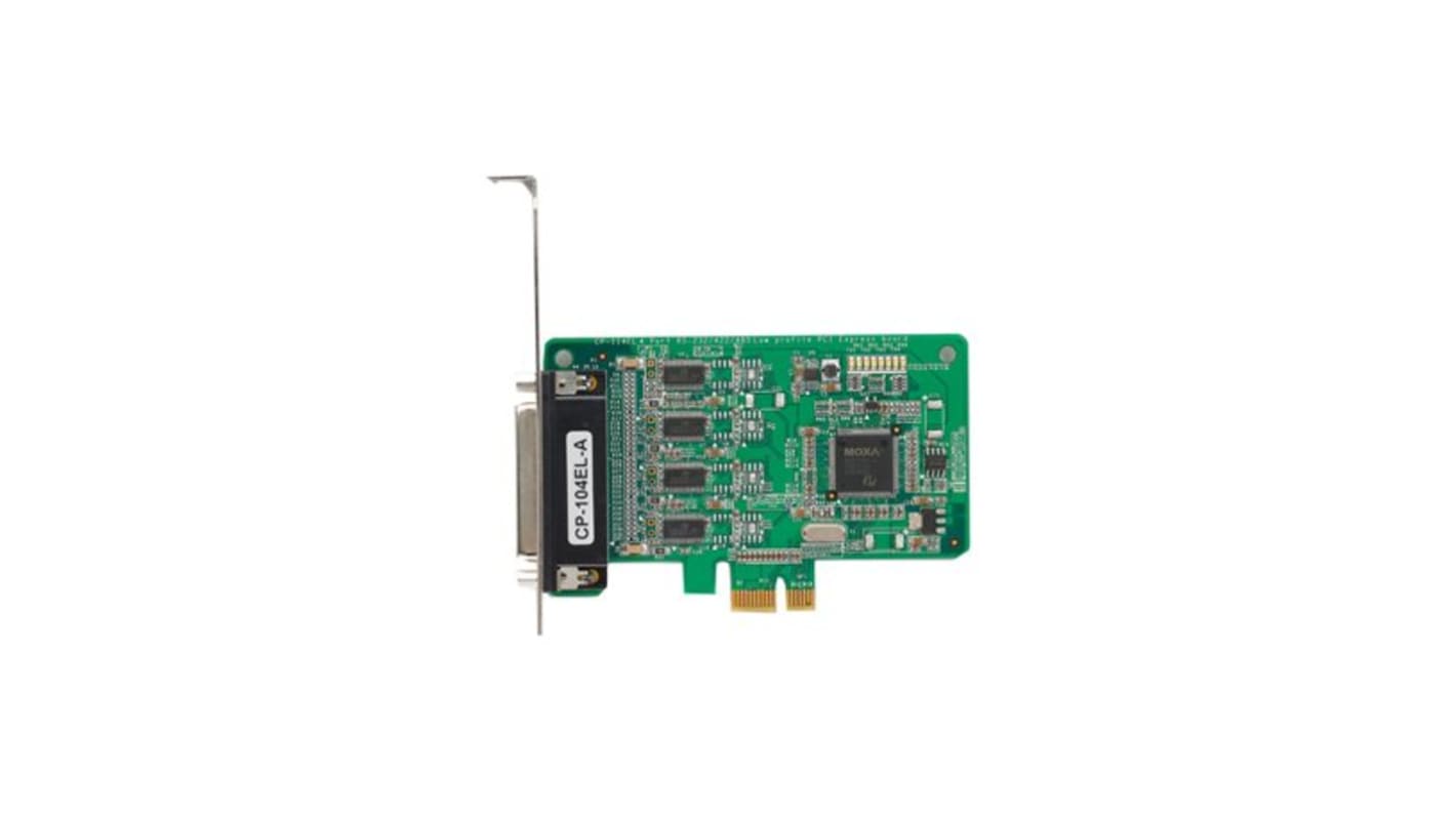 CP-104EL-A-DB25M | MOXA 4 Port PCIe RS232 Serial Card | RS