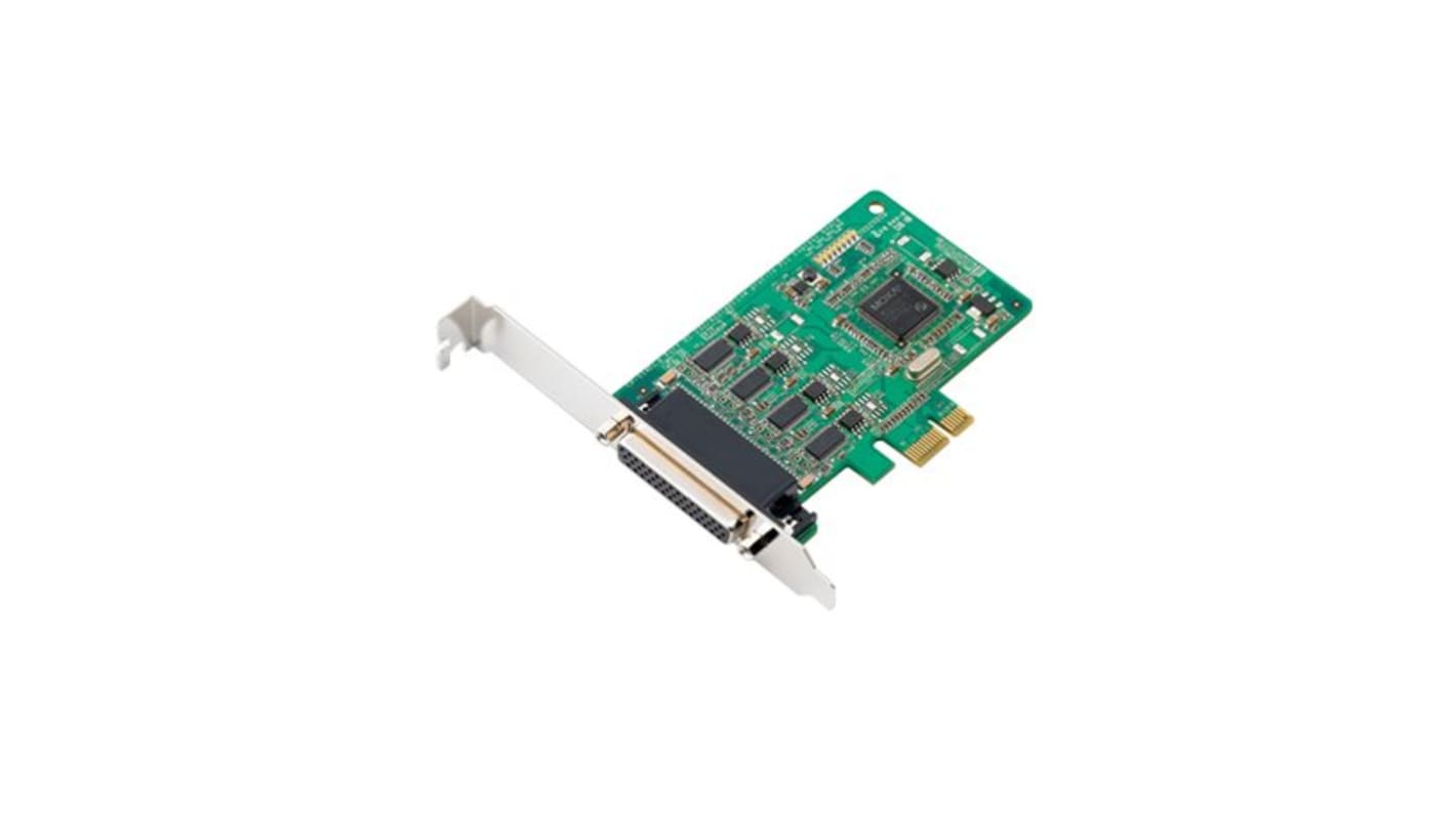 CP-114EL-I | MOXA 4 Port PCIe RS232, RS422, RS485 Serial Card | RS