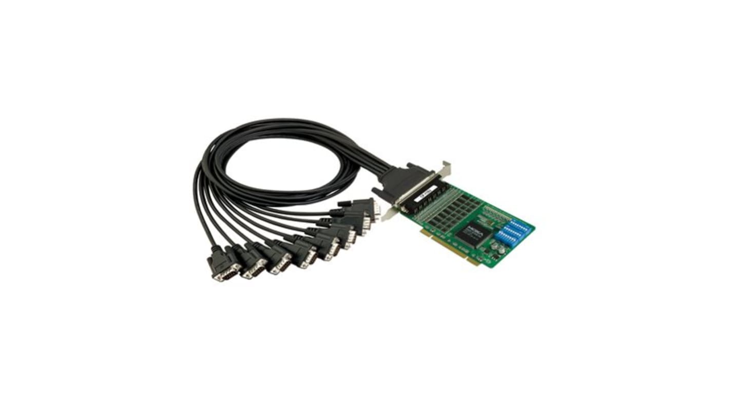 CP-118U | MOXA 8 Port PCI RS232, RS422, RS485 Serial Card | RS