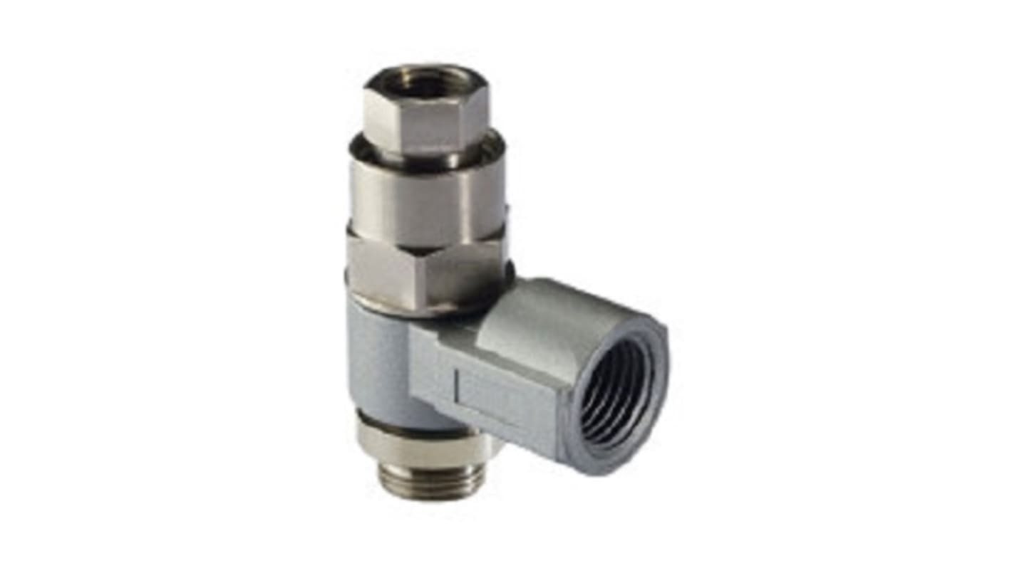 102GA1818 | Norgren PNEUFIT 10 Series Straight Threaded Adaptor, G 1/8 ...