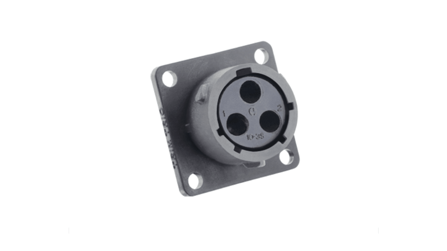 UTSX0103S | Souriau Circular Connector, 3 Contacts, Cable Mount, Socket ...