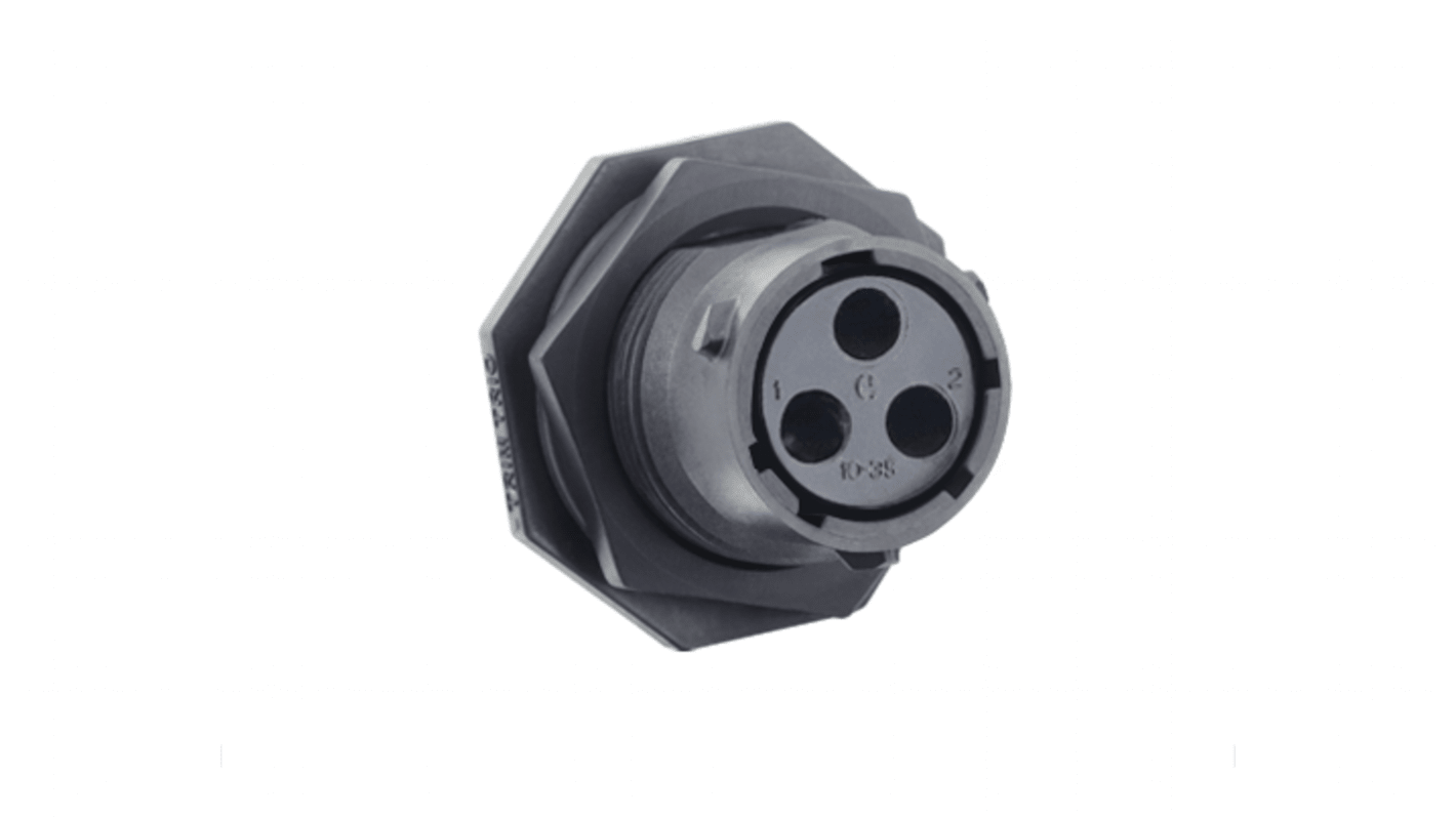 UTSX7103S | Souriau Circular Connector, 3 Contacts, Cable Mount, Socket ...