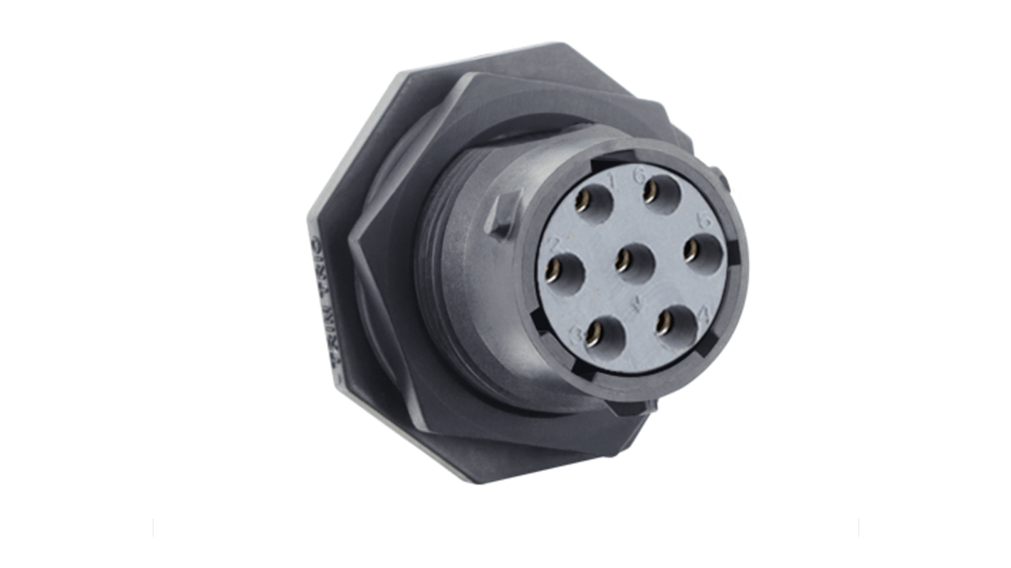 UTSX714E7S | Souriau Circular Connector, 7 Contacts, Cable Mount ...
