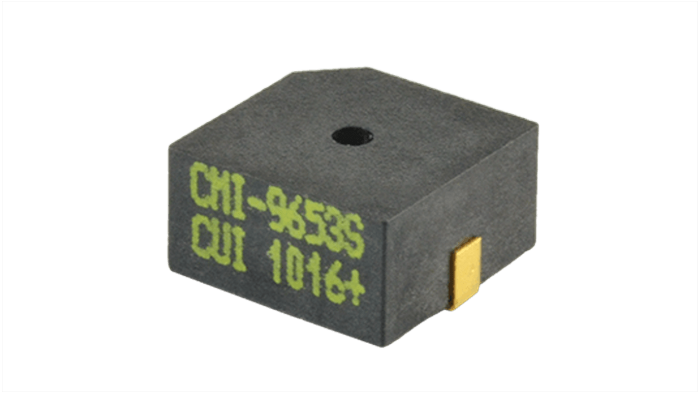 CMI-9653S-SMT-TR | CUI Devices 80dB SMD Internal Magnetic Buzzer, 2V dc ...