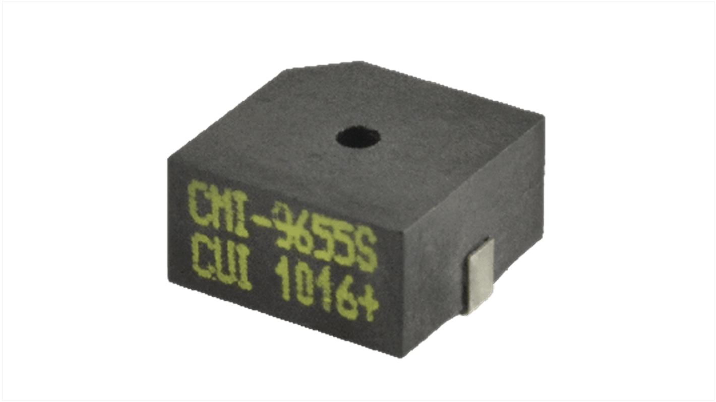 CMI-9655S-SMT-TR | CUI Devices 80dB SMD Internal Magnetic Buzzer, 4V dc ...