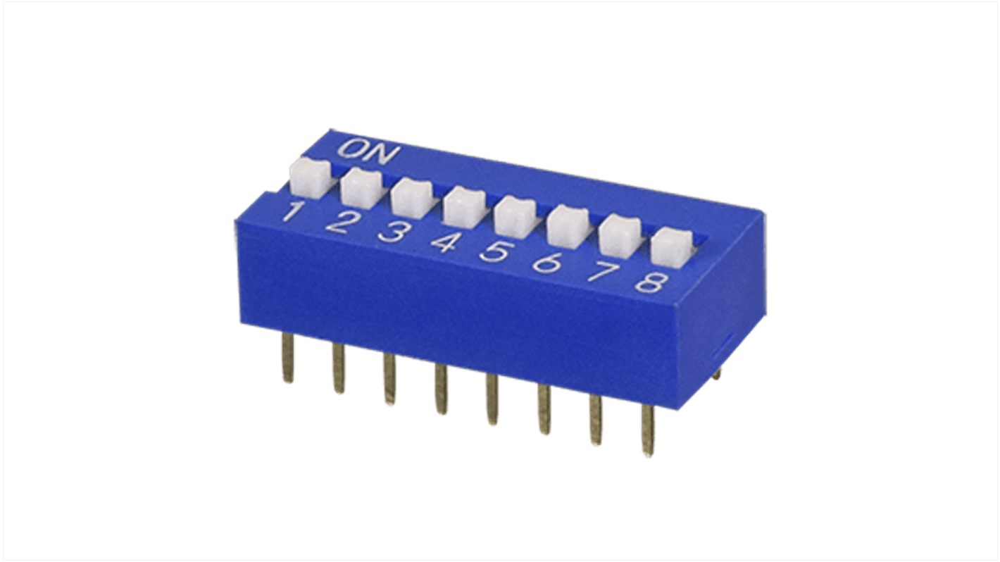 DS01-254-L-01BE | CUI Devices 1 Way Through Hole DIP Switch SPST ...