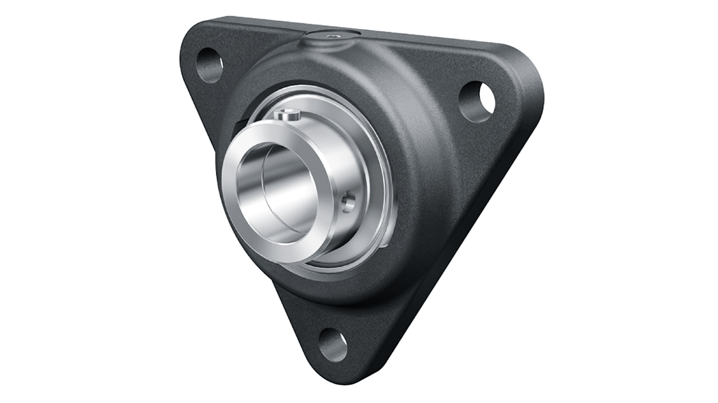 3 Hole Flange Bearing Unit, PCFTR50-XL, 50mm ID | RS