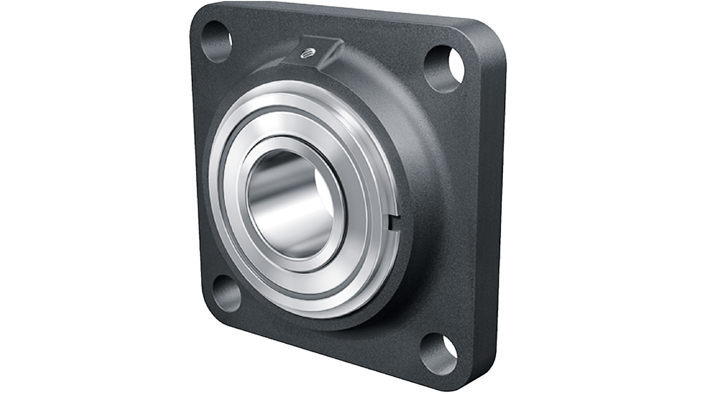 4 Hole Flange Bearing Unit, PCCJ40, 40mm ID | RS