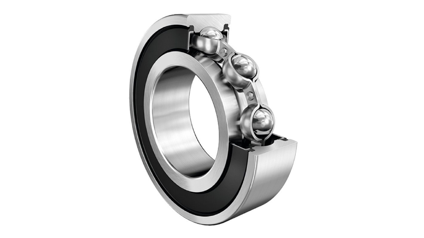 FAG 6314-2RSR-C3 Single Row Deep Groove Ball Bearing- Both Sides Sealed ...