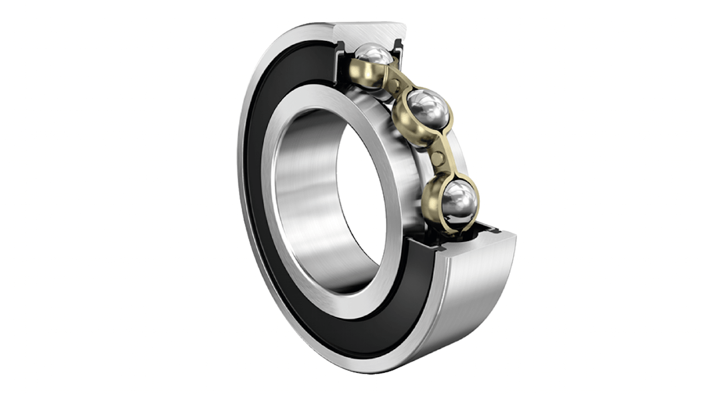 FAG 61820-2RSR-Y Single Row Deep Groove Ball Bearing- Both Sides Sealed ...