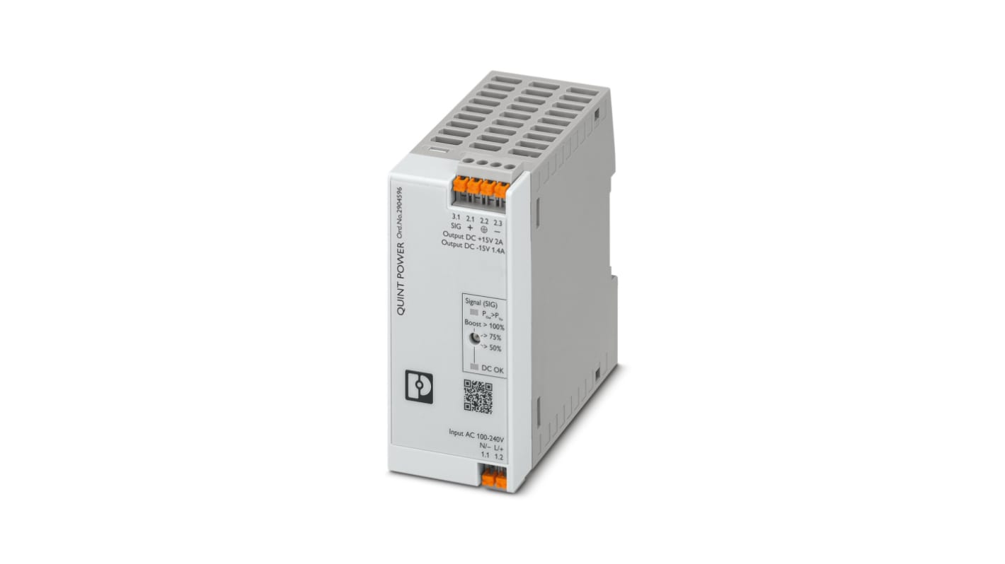 2904596 | Phoenix Contact QUINT POWER Switched Mode DIN Rail Power ...