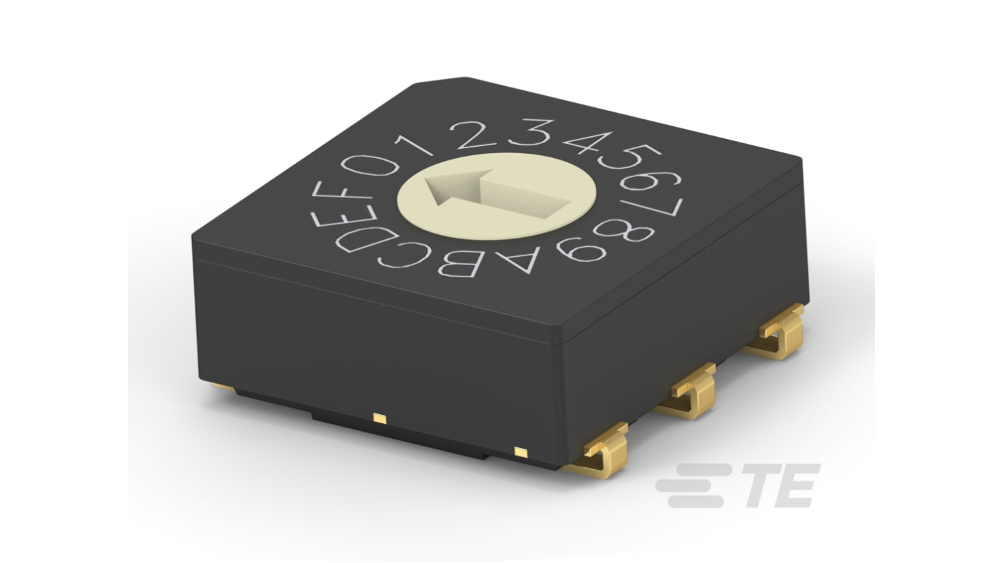 MRSSV1DC16SMJTR | TE Connectivity 16 Way Surface Mount Rotary Switch ...