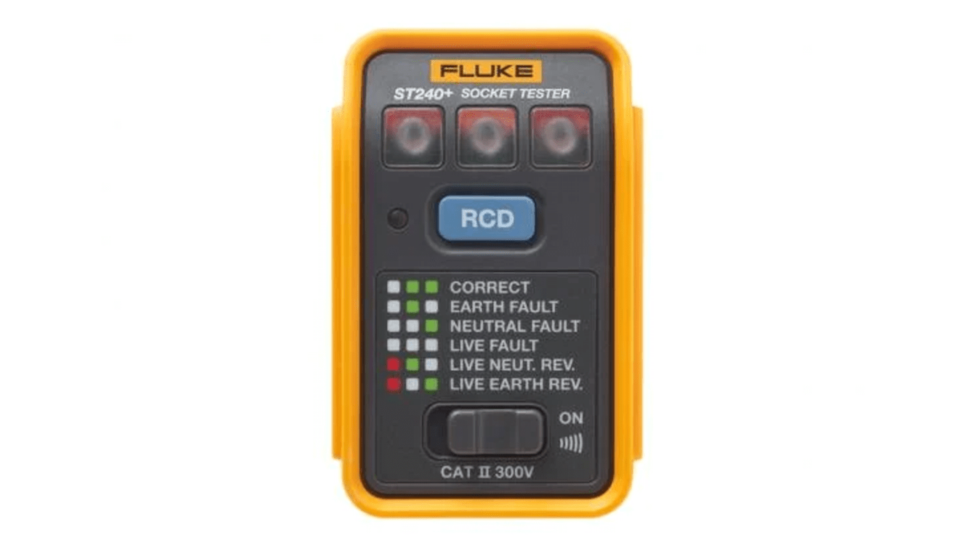 ST240+/ANZ | Fluke Socket Tester 2mA 300V | RS