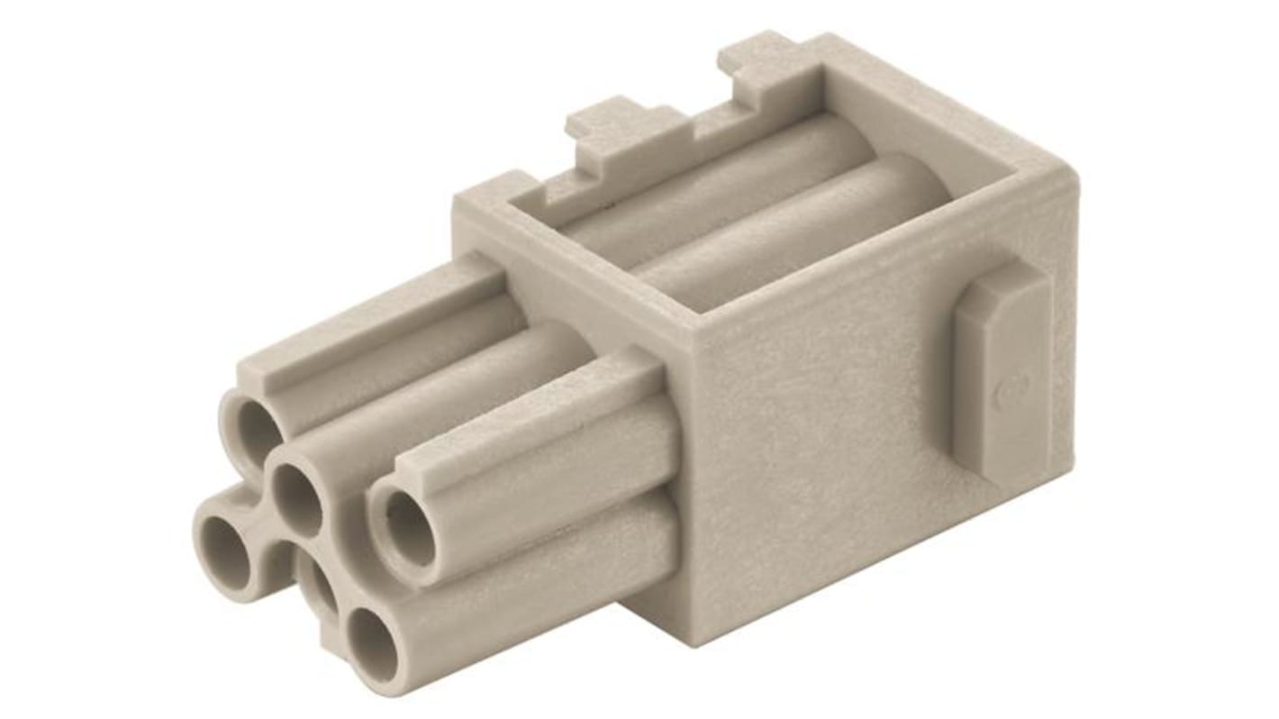 09149062101 | HARTING Crimp Connector Cube, 6 Way, 10A, Female, Han ...