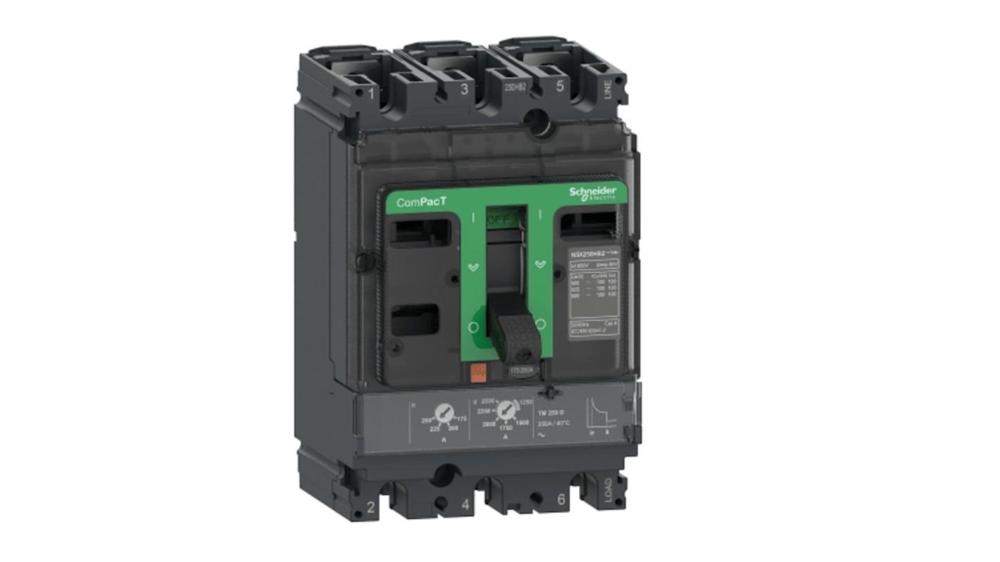 C16B3TM160 | Schneider Electric, ComPacT New Generation MCCB 3P 160A ...