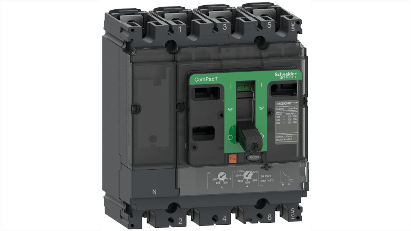 C16N4TM125 | Disjoncteur Schneider Electric ComPacT nouvelle génération ...