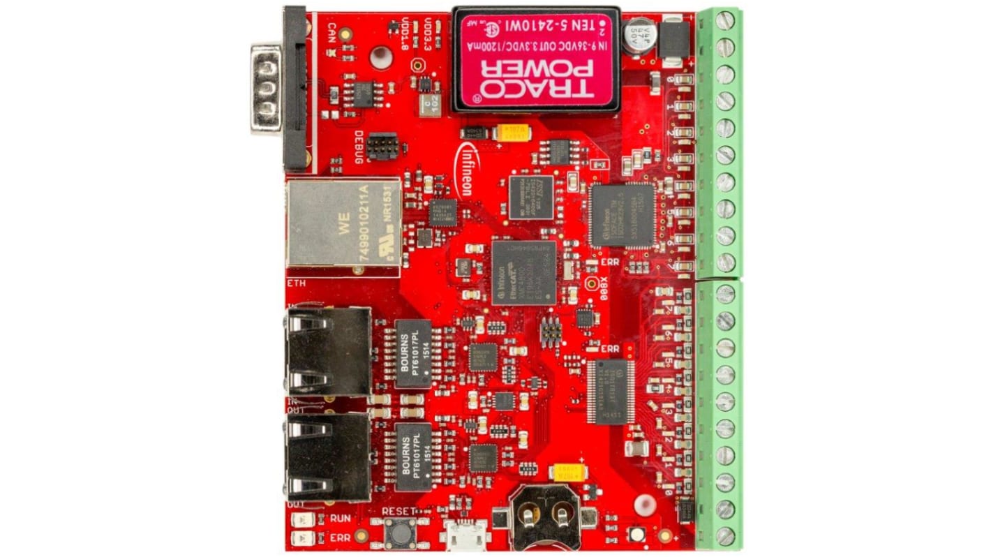 Infineon XMC4800 Automation Board V2 Evaluation Board Evaluation Board KITXMC48AUTBASEV2TOBO1 | RS