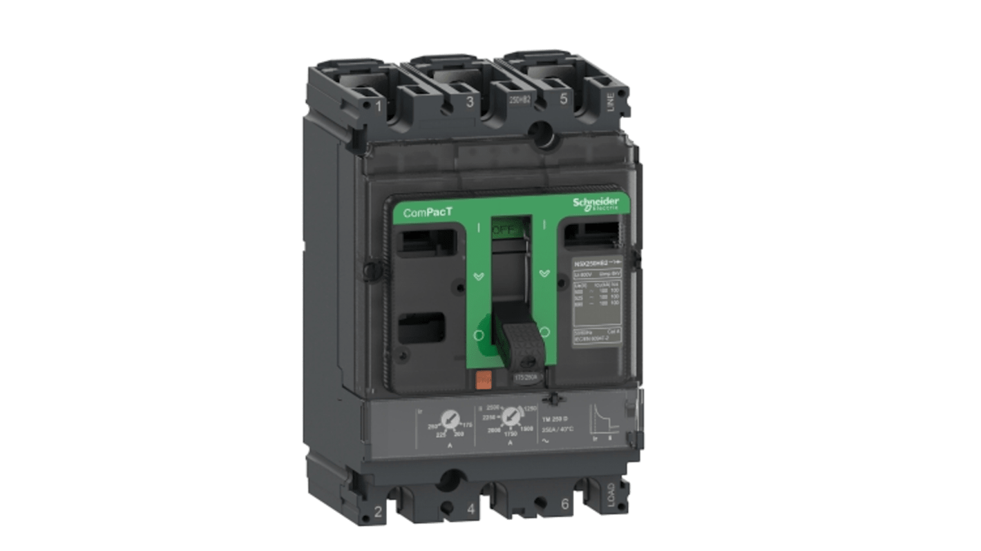 C10H3TM032 | Schneider Electric, ComPacT MCCB 3P 32A, Fixed Mount | RS