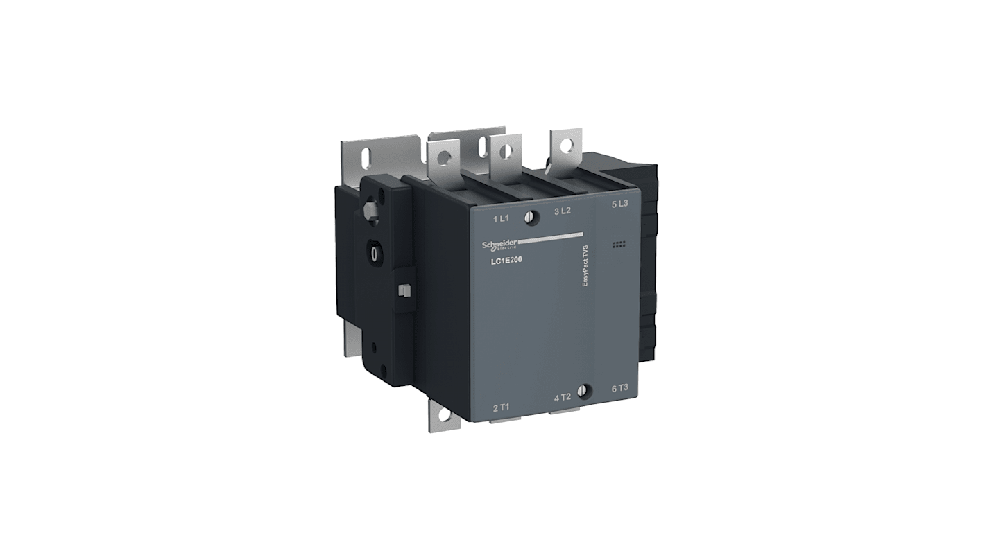 LC1E200B5 | Schneider Electric - Easy Series EasyPact TVS Contactors LC1E Contactor, 24 V ac ...