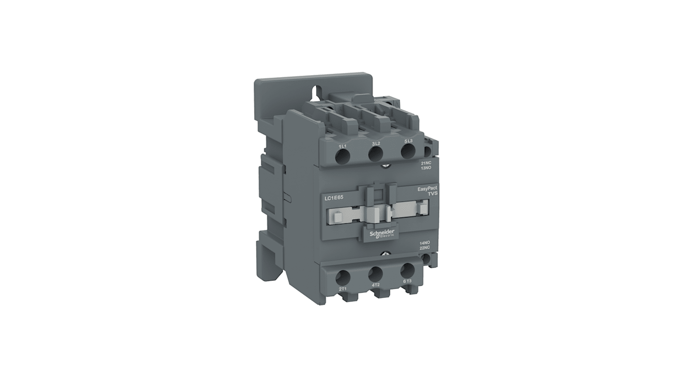 LC1E50U5 | Schneider Electric - Easy Series EasyPact TVS Contactors LC1E Contactor, 240 V ac ...