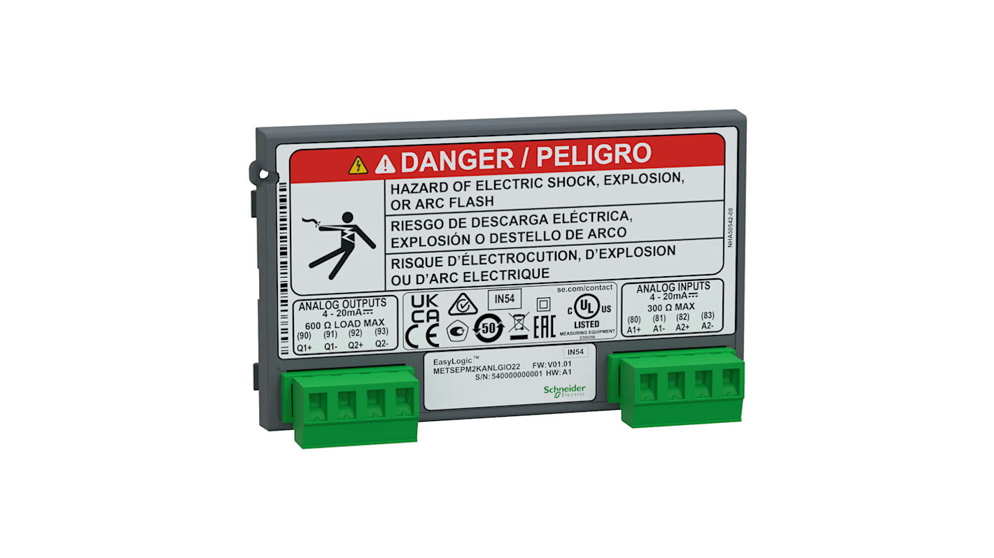 METSEPM2KANLGIO22 | Schneider Electric - Easy Series EasyLogic PM2X30 Series Input/Output Module ...