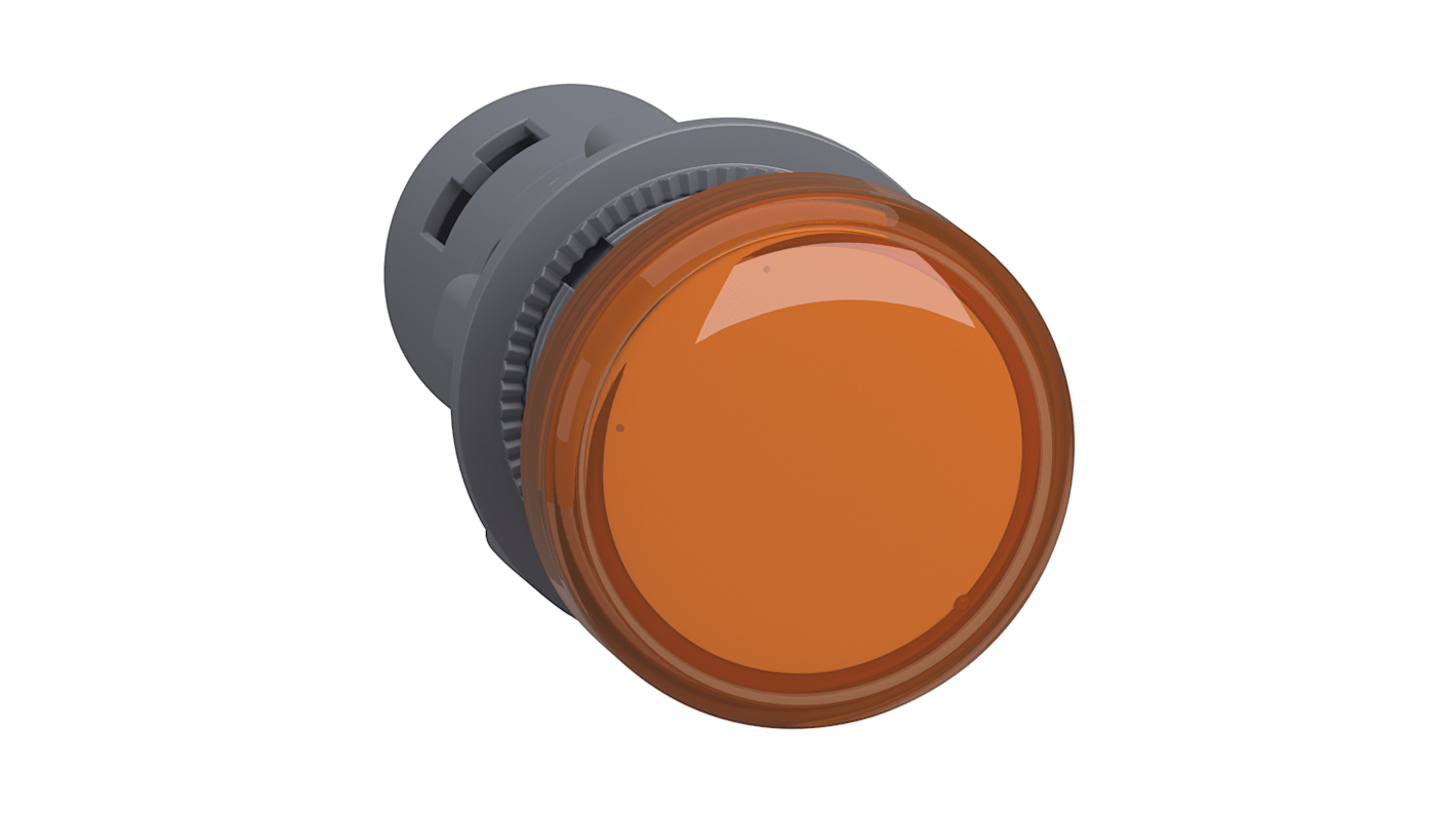 XA2EVB5LC | Schneider Electric - Easy Series, XA2, Panel Mount Amber ...