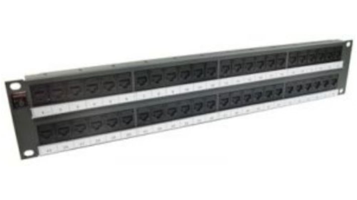 182040010 | Molex Premise Networks Cat6 48 Port RJ Patch Panel UTP 2U | RS