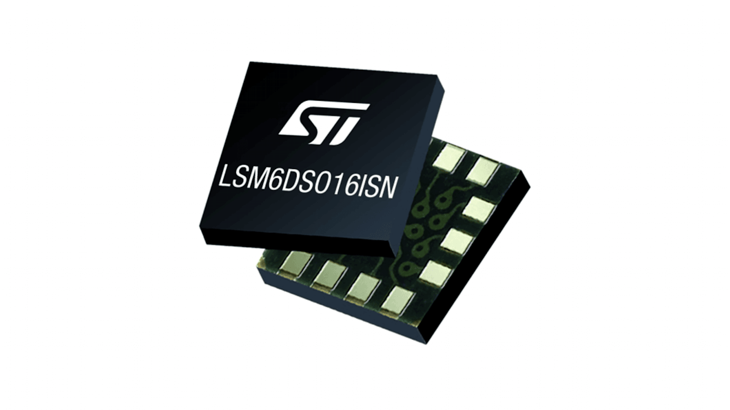 LSM6DSO16ISNTR | STMicroelectronics 3-Axis PCB Mount Sensor, LGA ...