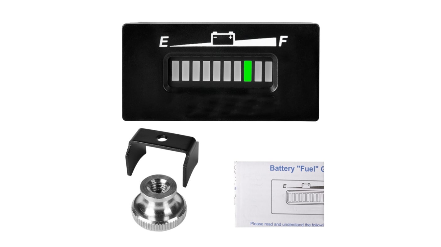 RS PRO Digital Voltmeter Vdc, LED Bar Graph Display Display | RS