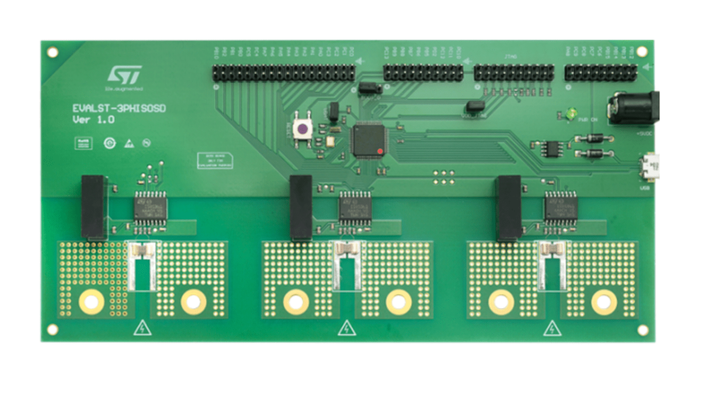 STMicroelectronics ST EVALST-3PHISOSD Current Sensor for Shunt Current Sensor for ISOSD61 ...