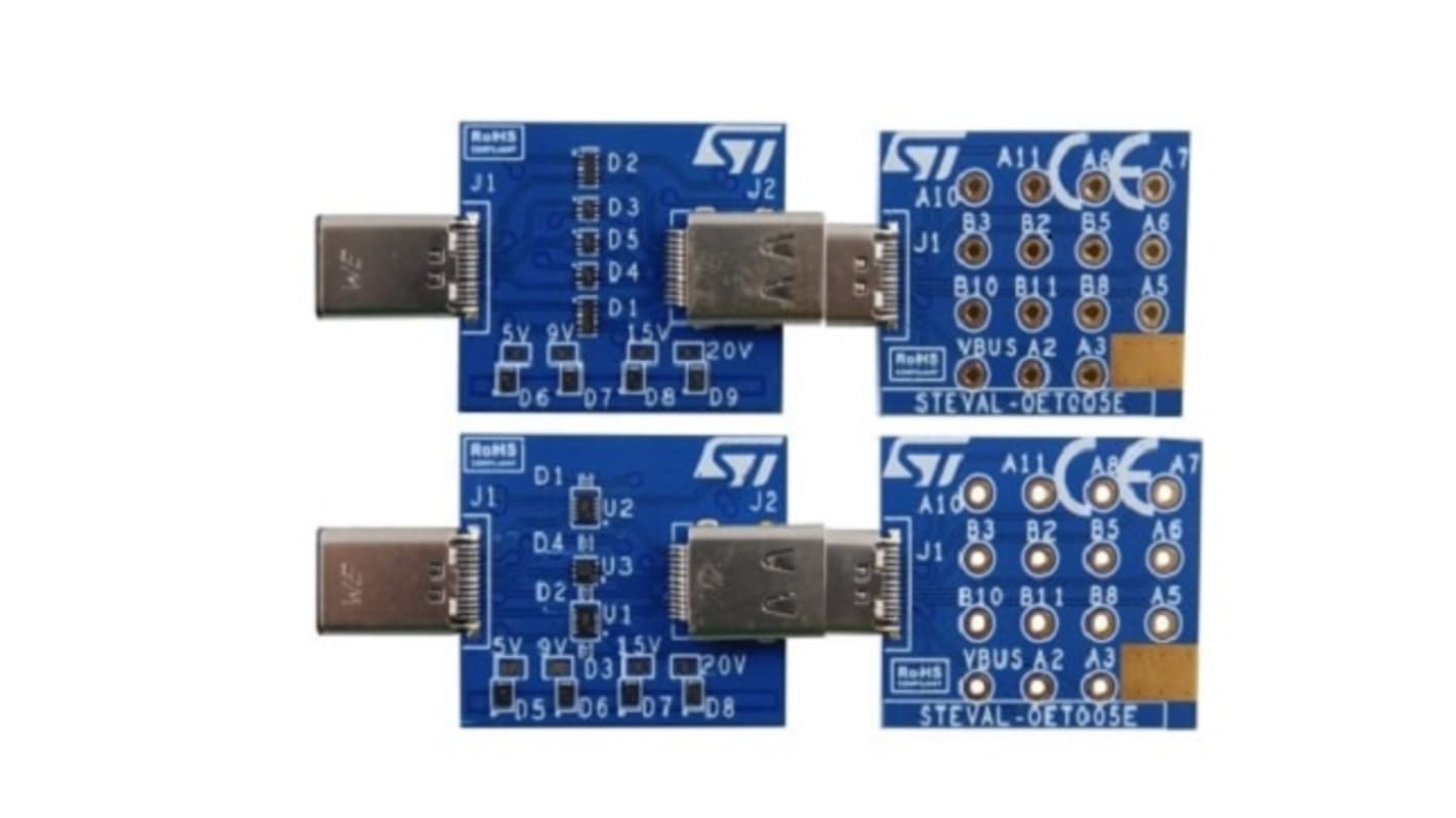 STEVAL-OET005VC | STMicroelectronics Evaluation kit for USB Type-C ESD protection STEVAL-OET005 ...