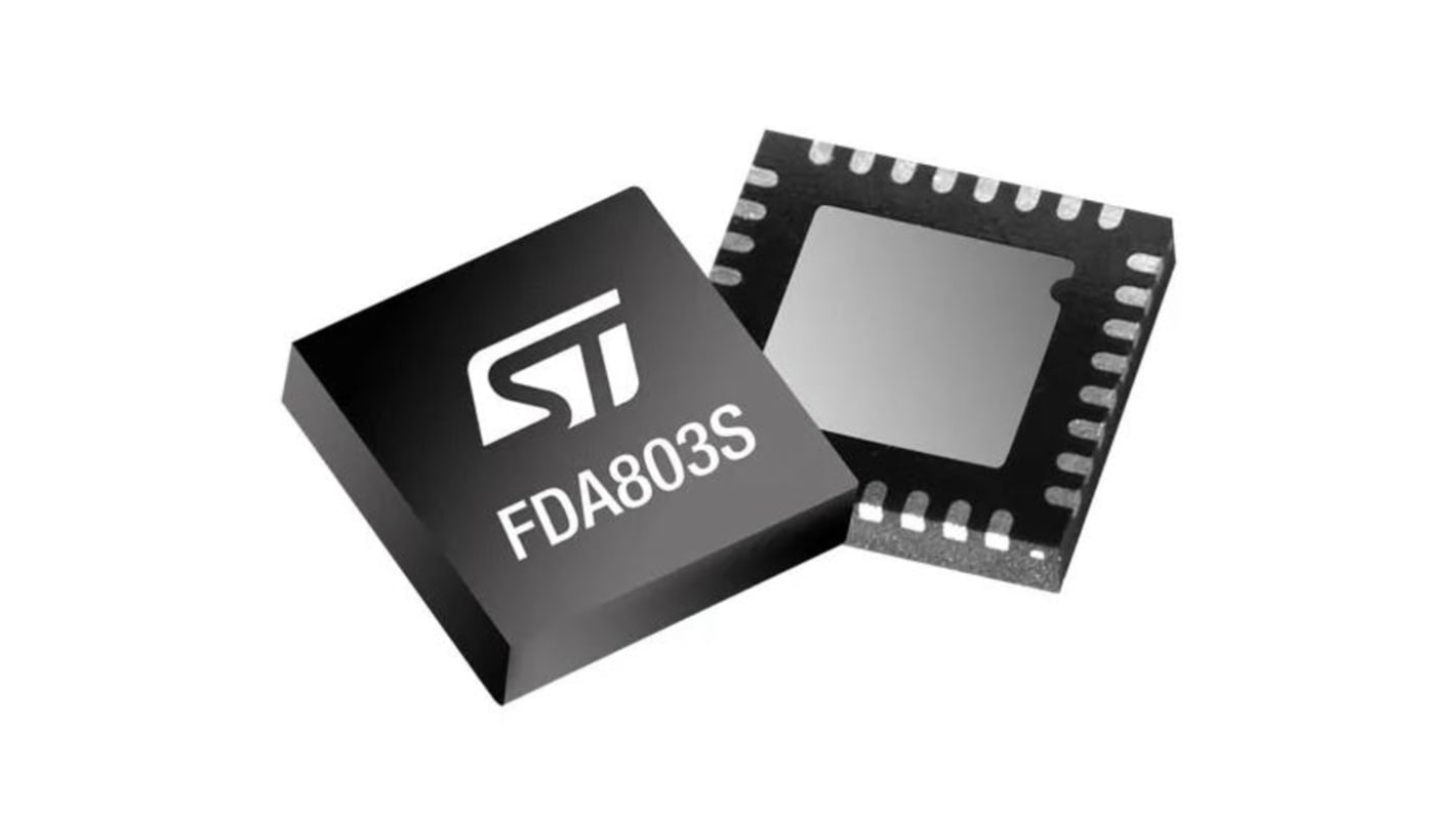 STMicroelectronics,Audio, 32-Pin QFN32 FDA803S-6DY | RS
