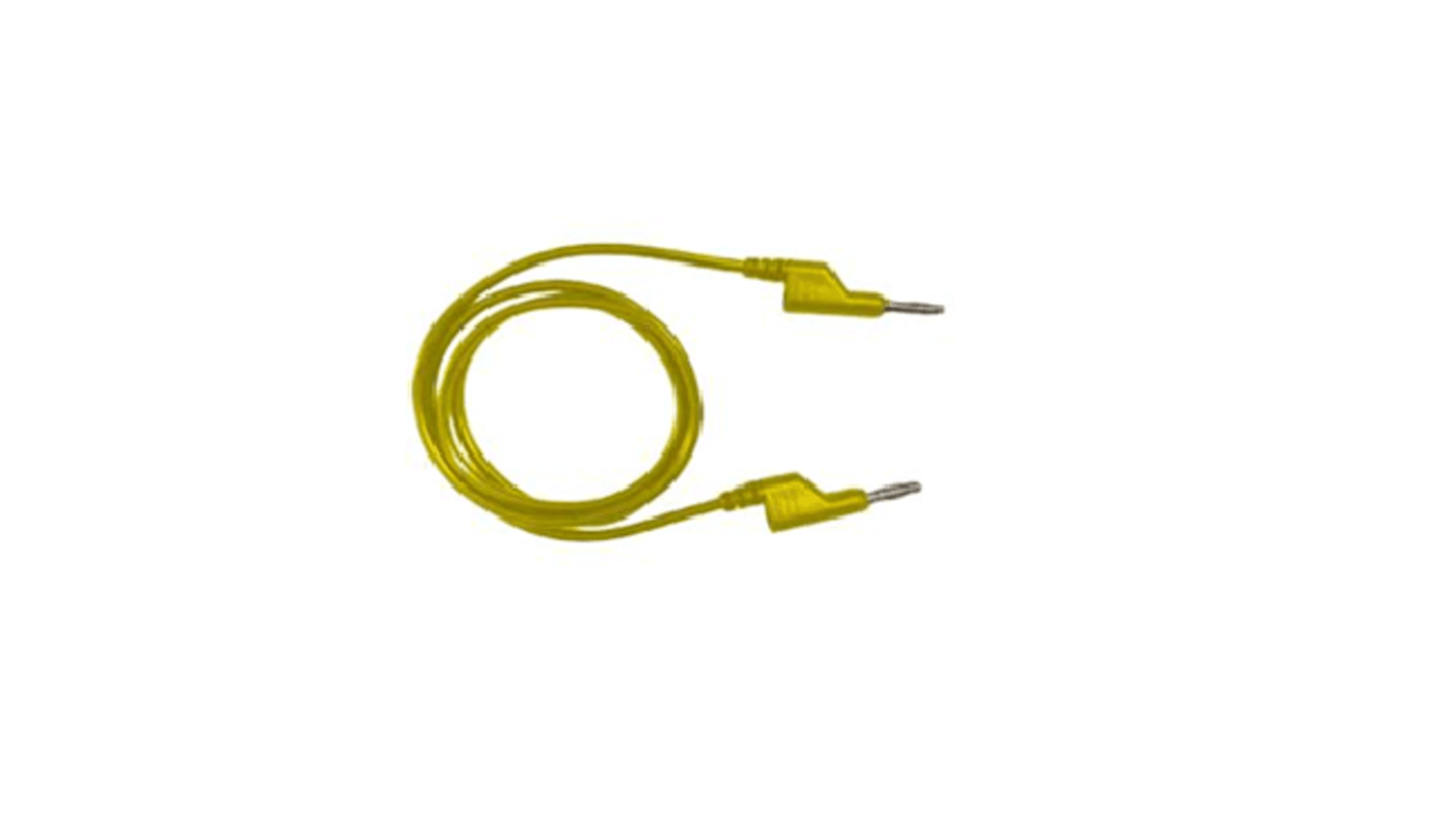 RS PRO Test Leads, 10A, 1000V, Yellow, 1m Lead Length | RS