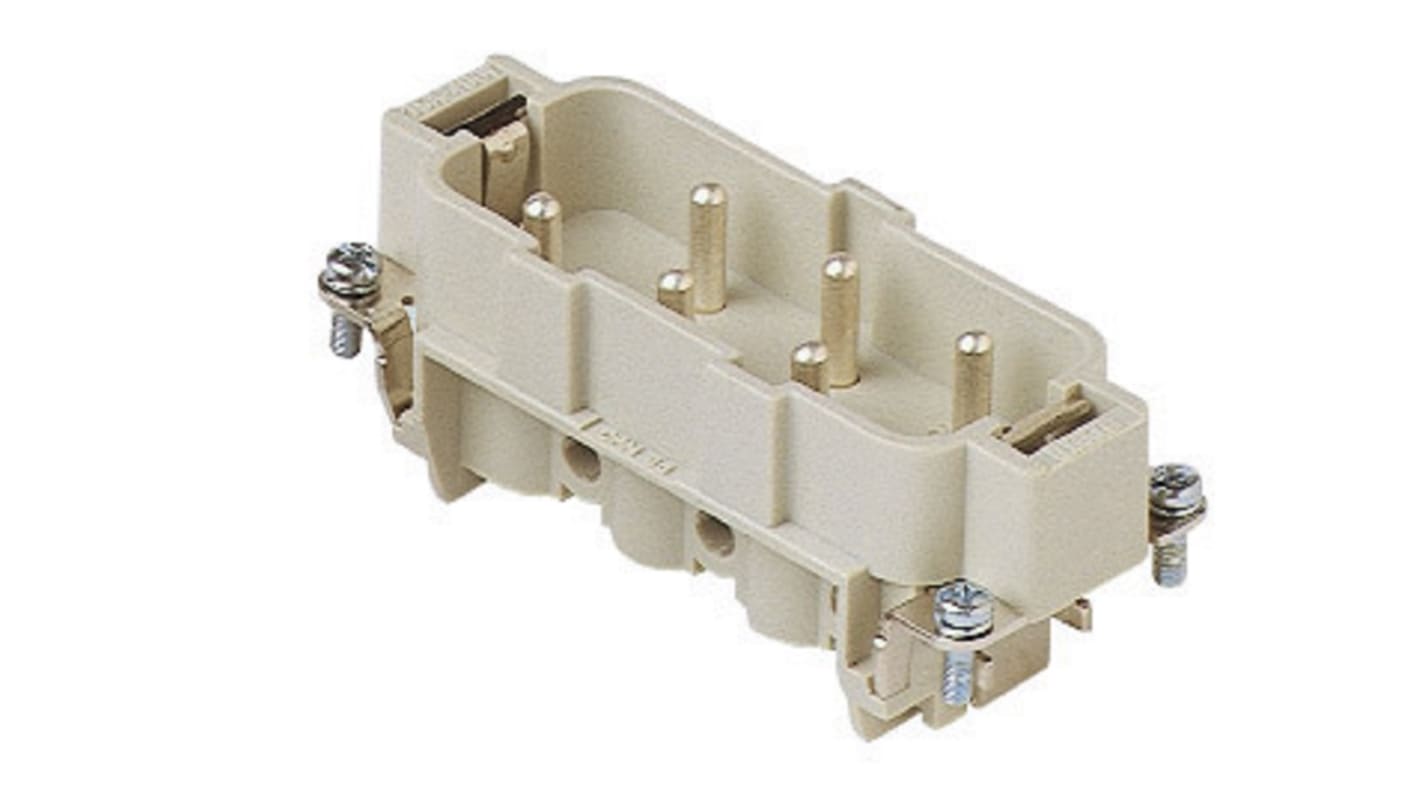 CPM06 | Borne à vis ILME série CP, 6P + T contacts , 35A, Mâle | RS