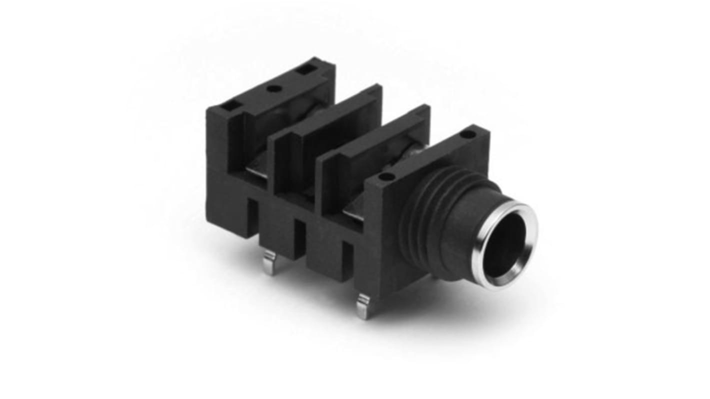 ACJM-HHDR | Amphenol Audio Jack Connector 1/4 in Chassis Mount Phone ...