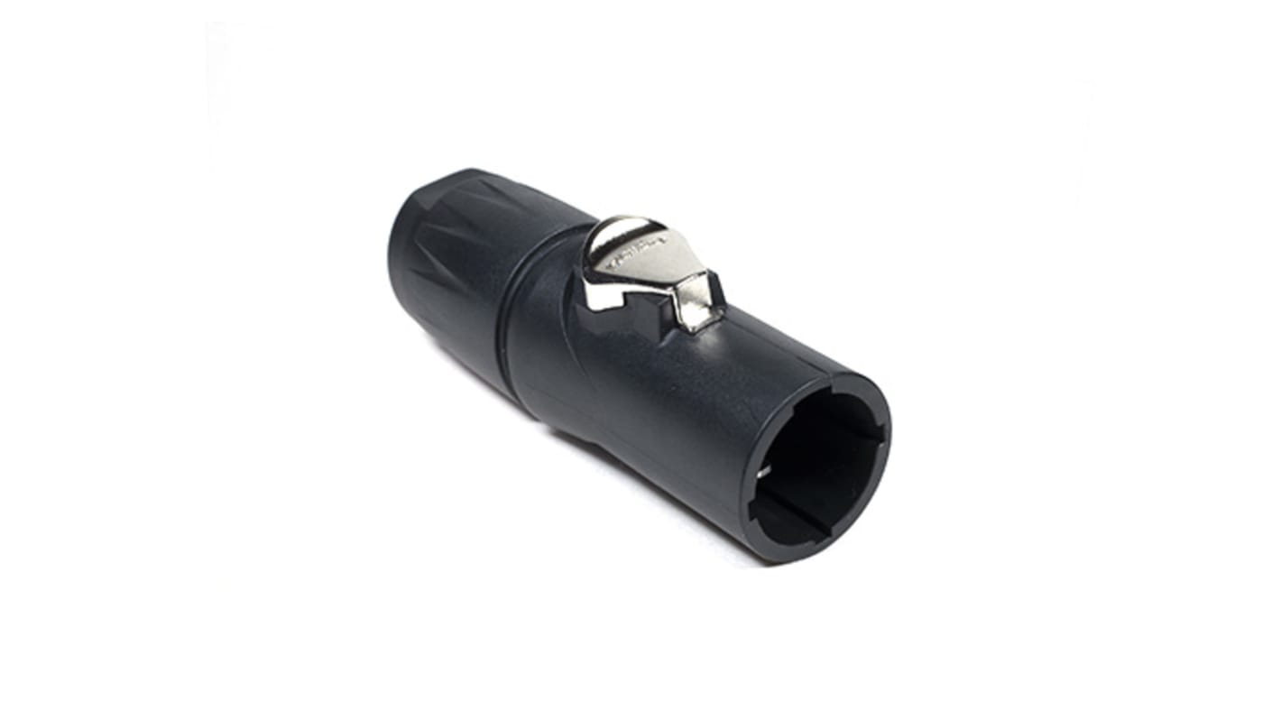 HPT-3-MJ | Amphenol Audio, HPT IP65 Black Panel Mount 3P Power ...