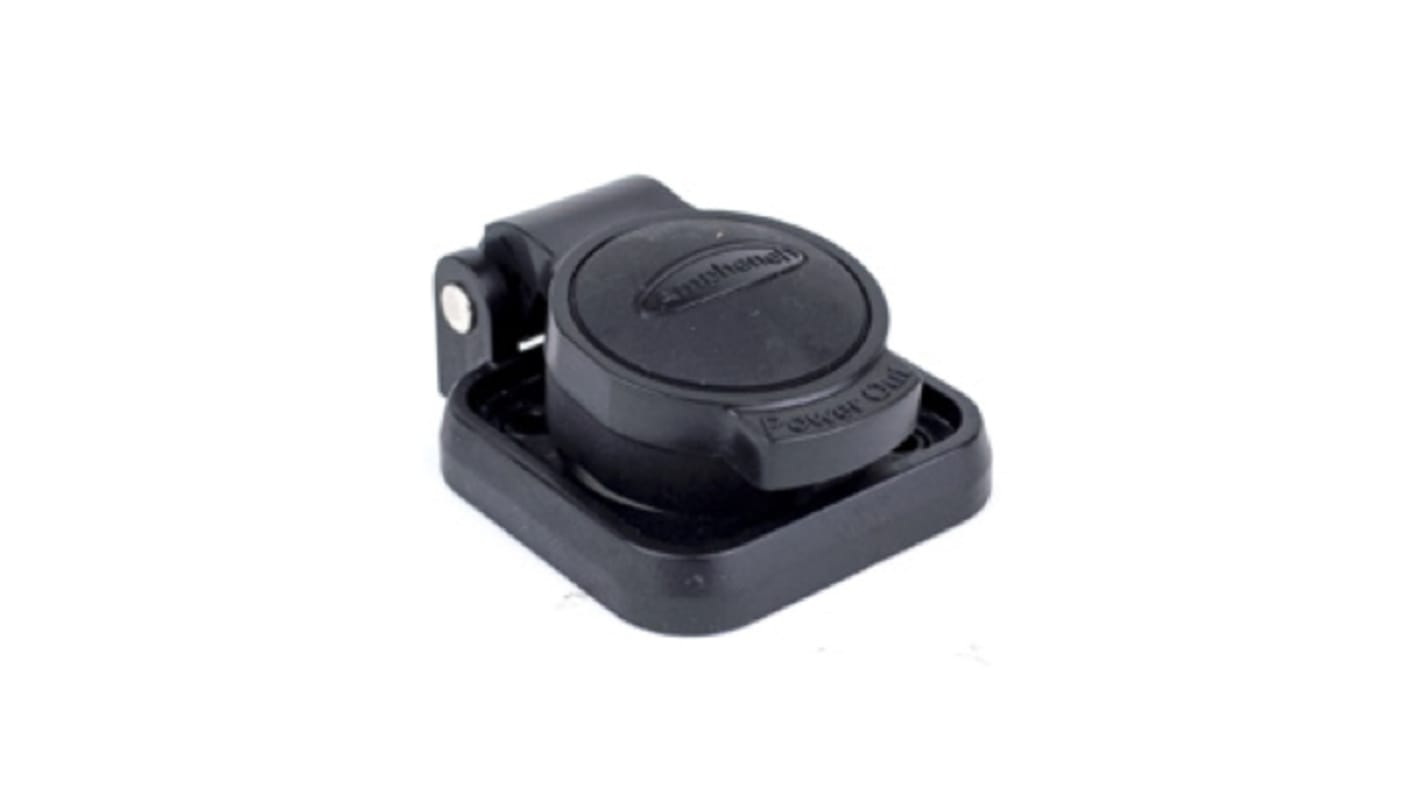 HPT-CAPSF | Amphenol Audio Female Black Sealing Cap IP65 for use with ...