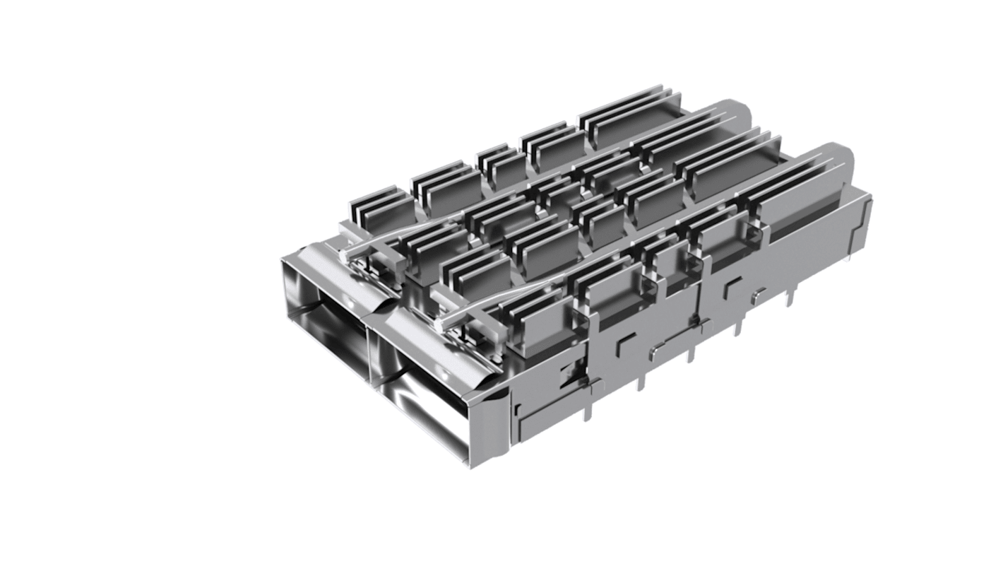 Amphenol Communications Solutions QSFP-DD I/O Connector Plug 76 ...