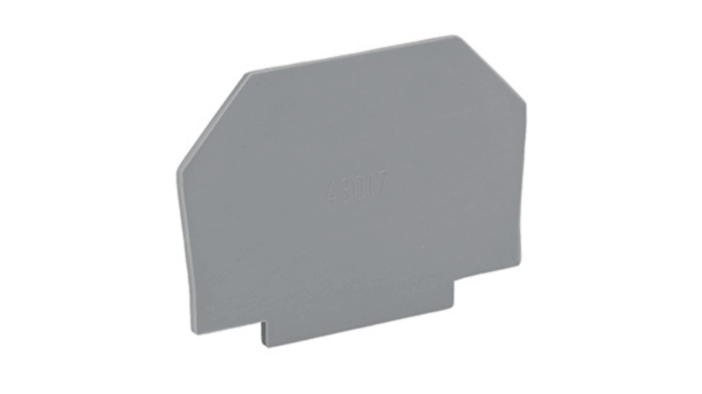 RS PRO End Plate for Use with RS Pro T 2.5 Disconnector Terminal Block | RS